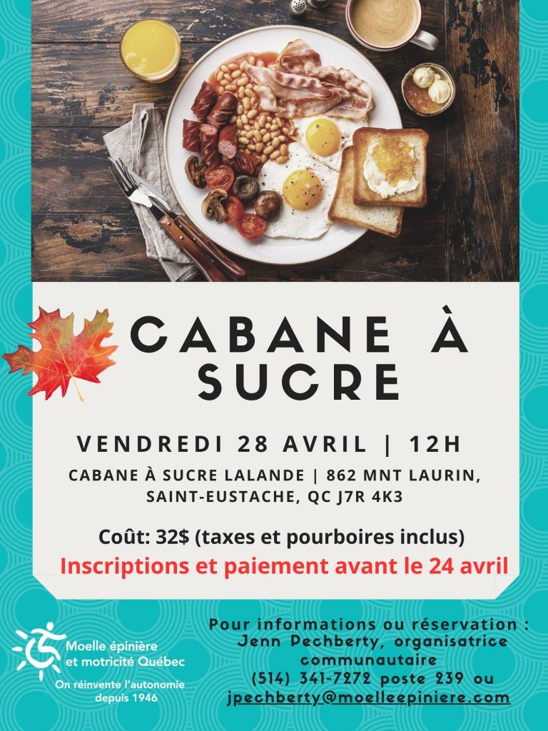 Sortie cabane à sucre à St-Eustache (Lalande) | Moelle Epinière et ...